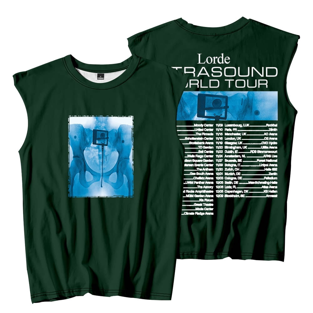 Lorde Ultrasound World Tour Sleeveless T-Shirts Cosplay Unisex Fashion ...
