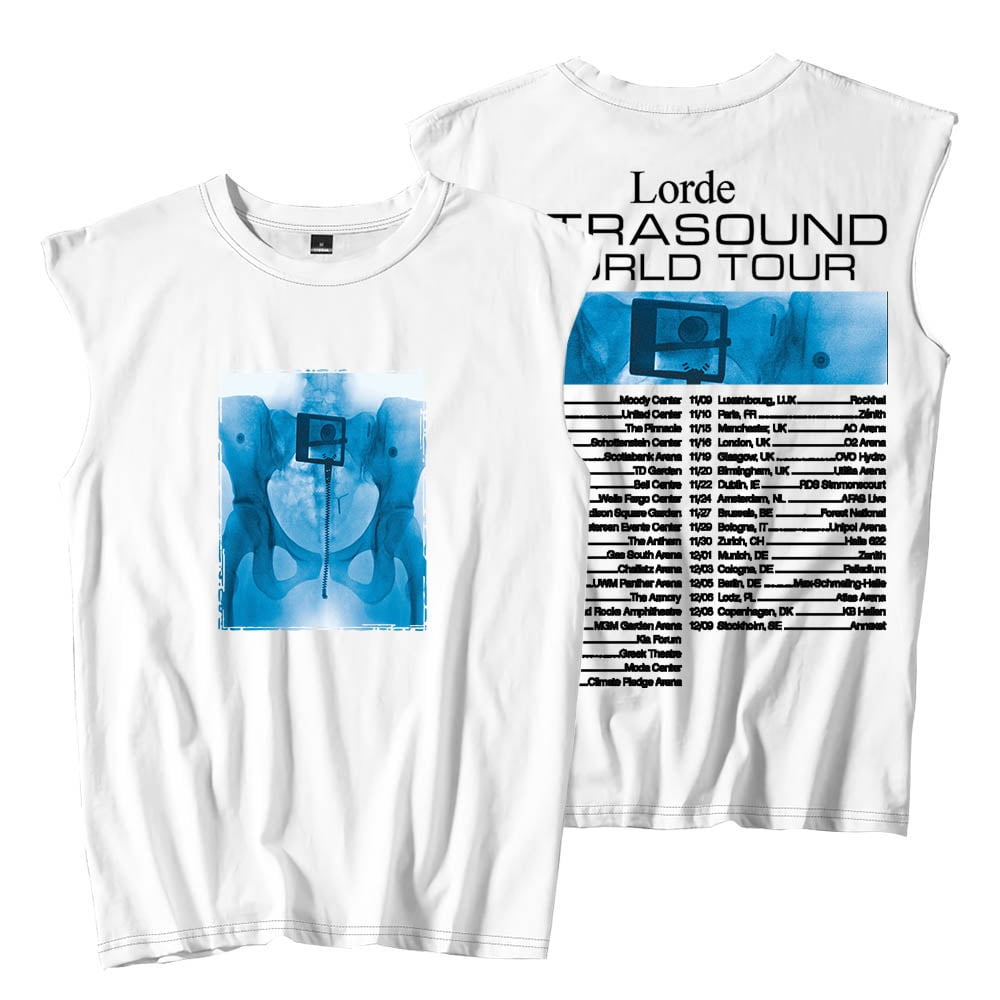 Lorde Ultrasound World Tour Sleeveless T-Shirts Cosplay Unisex Fashion ...