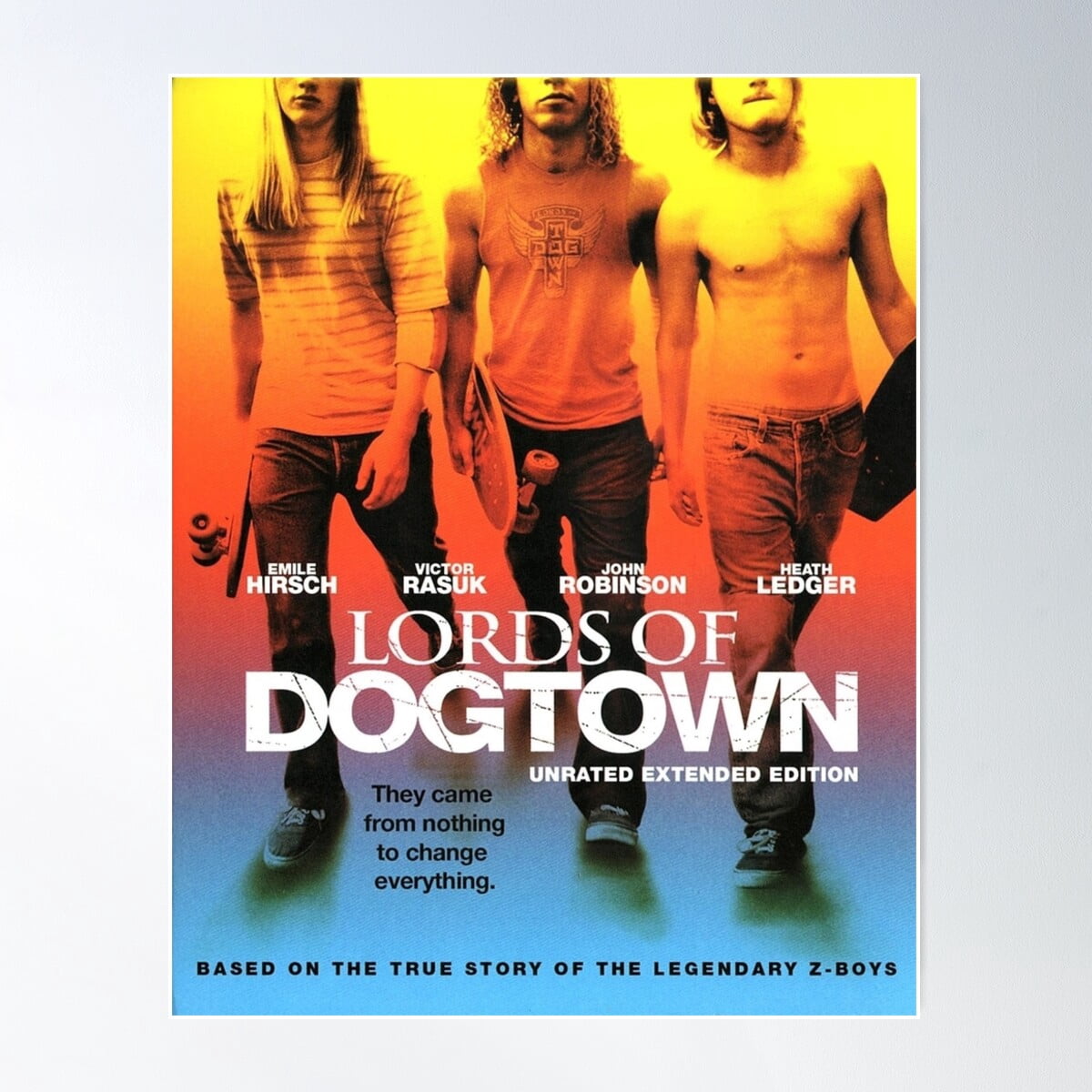 Lords Of Dogtown Poster Wall Art, Modern Wall Decor For Living Room ...