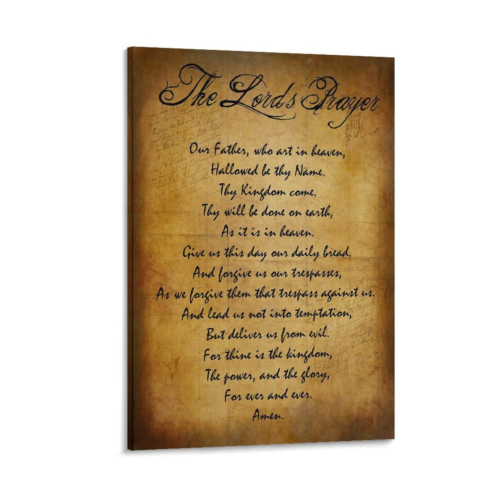 Lords Prayer Catholic - Christian - Religious Gifts- Bible Verse - God ...