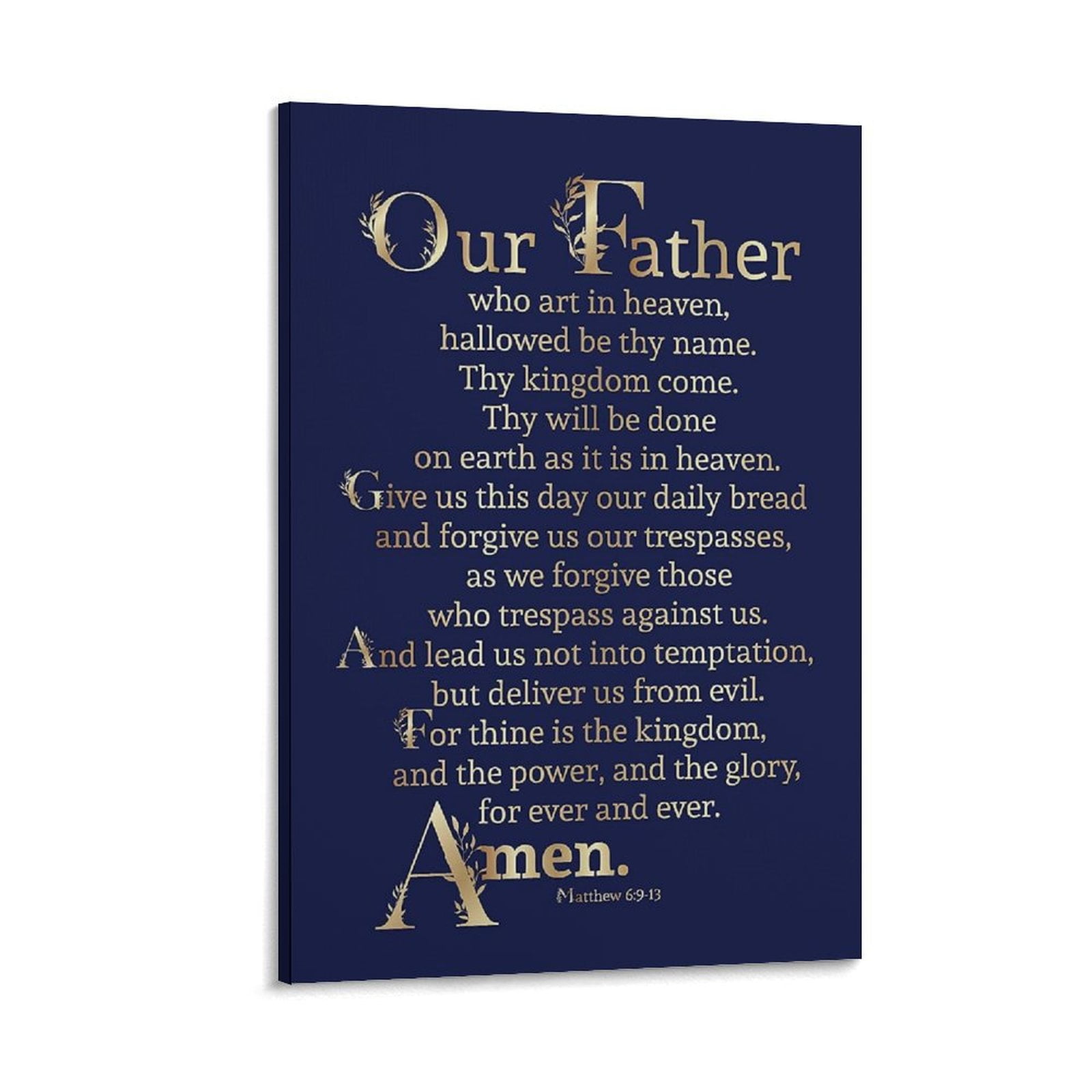 Lords Prayer Catholic - Christian - Religious Gifts- Bible Verse - God ...