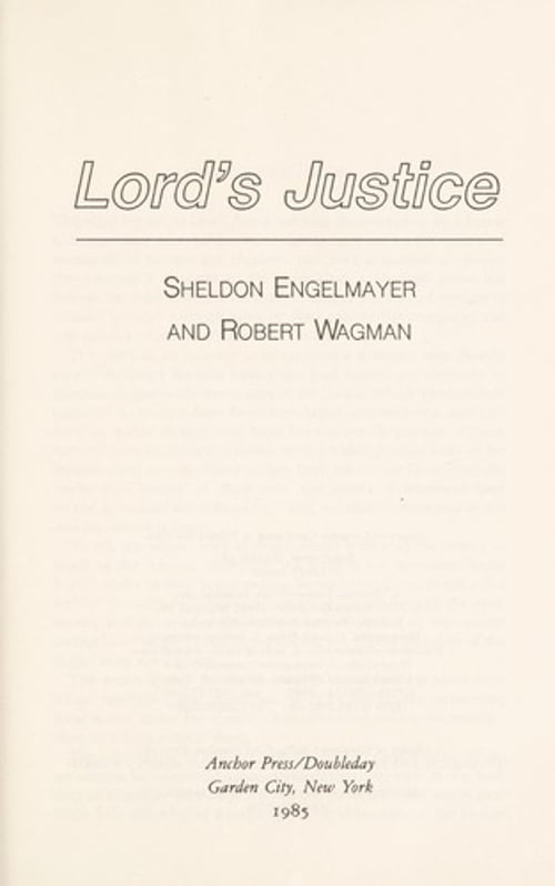 Pre-Owned Lord's Justice : One Judge's War Against the Infamous Dalkon ...