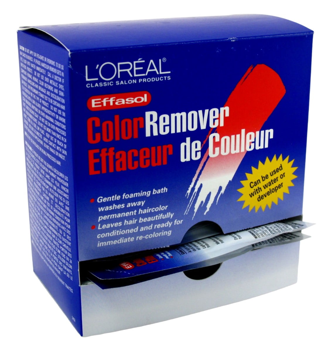 Loreal Effasol Hair Color Remover (12 Pack) Packette - Walmart.com