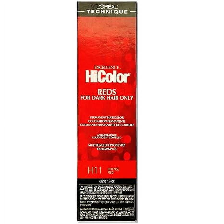 Loreal Excel Hicolor H11 Tube Intense Red, 1.74 Oz.. - Walmart.com