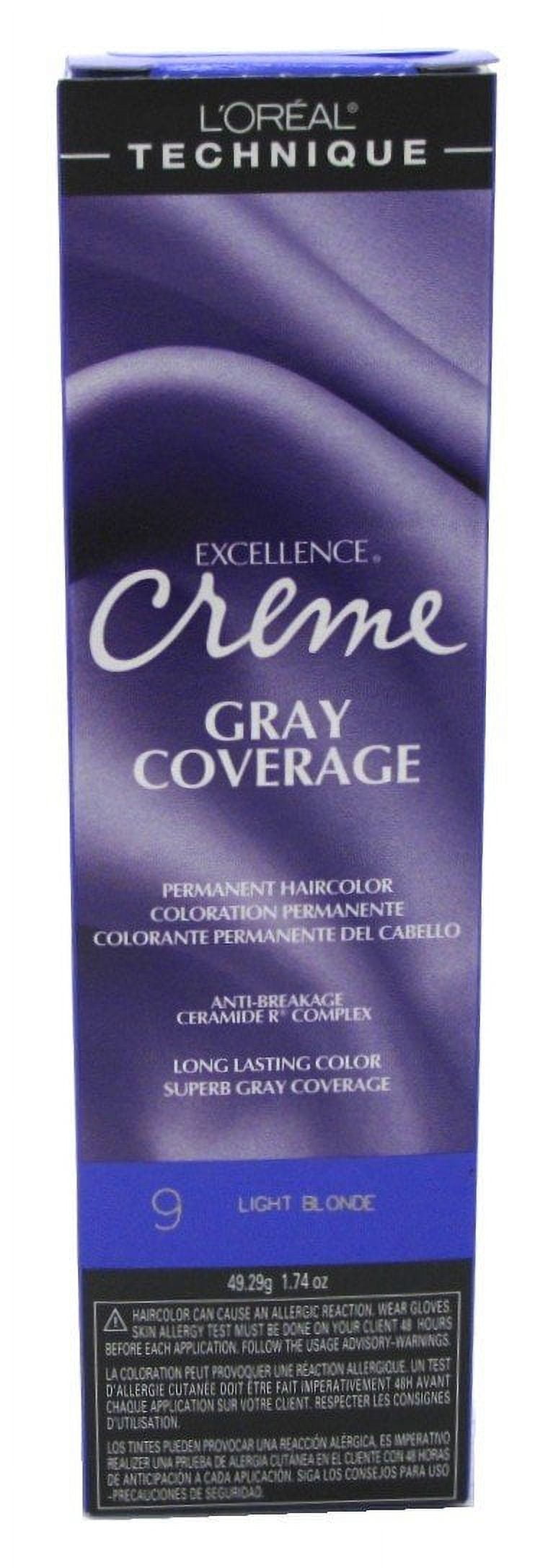Loreal Excellence Creme Color #9 Light Blonde (6 Pack) 1.74Oz - Walmart.com
