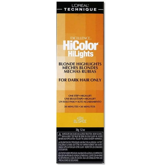 Loreal Excellence Hicolor, Blond/Ash Highlights, 1.2 Ounce - Walmart.com