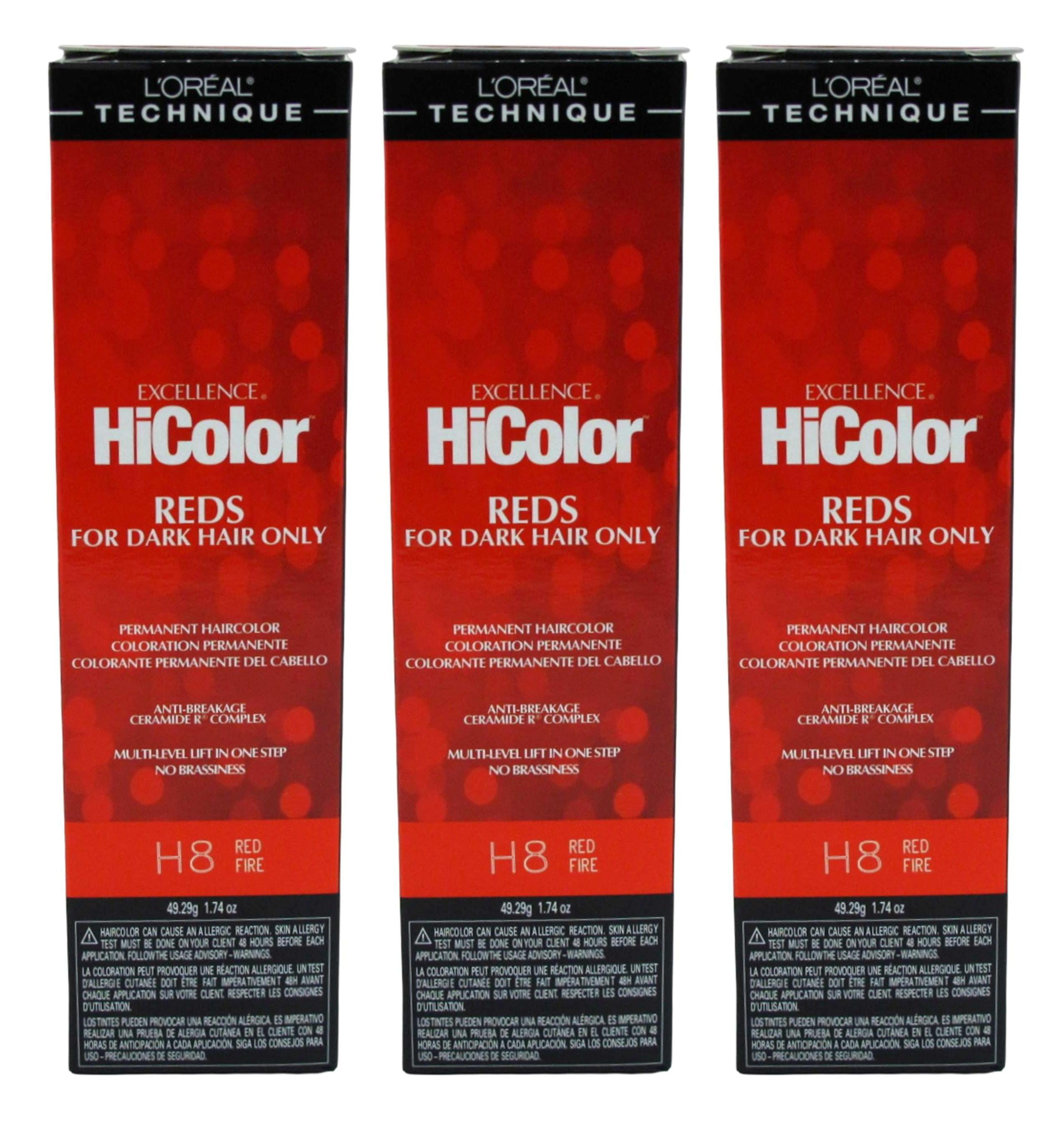 Red Fire Loreal Hicolor