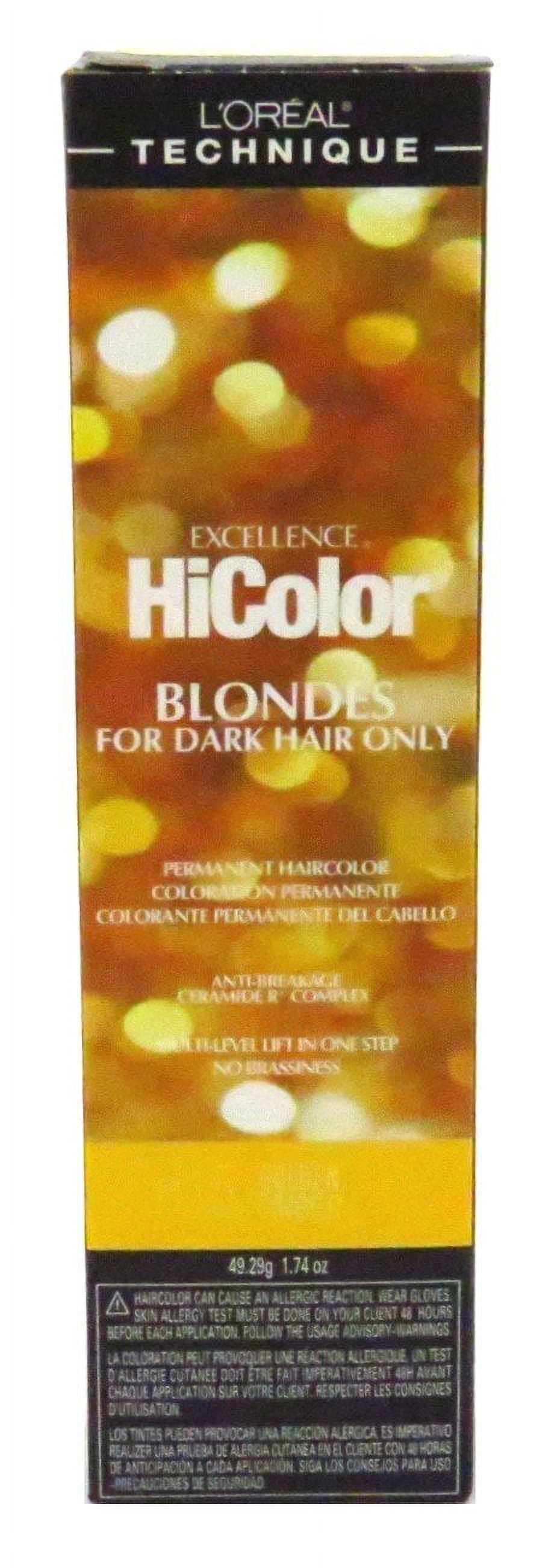 Loreal Excellence Hicolor H15 Tube Golden Ginger 1.74 Ounce (51Ml) (3 ...