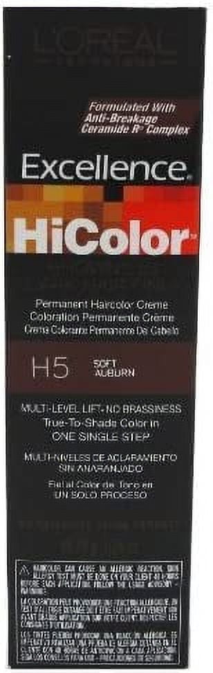 Loreal Excellence Hicolor Soft Auburn 1.74 Oz. Tube - Walmart.com