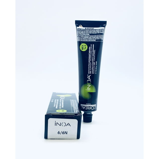 Loreal INOA Permanent Haircolor 6/6N 1.7 oz - Walmart.com