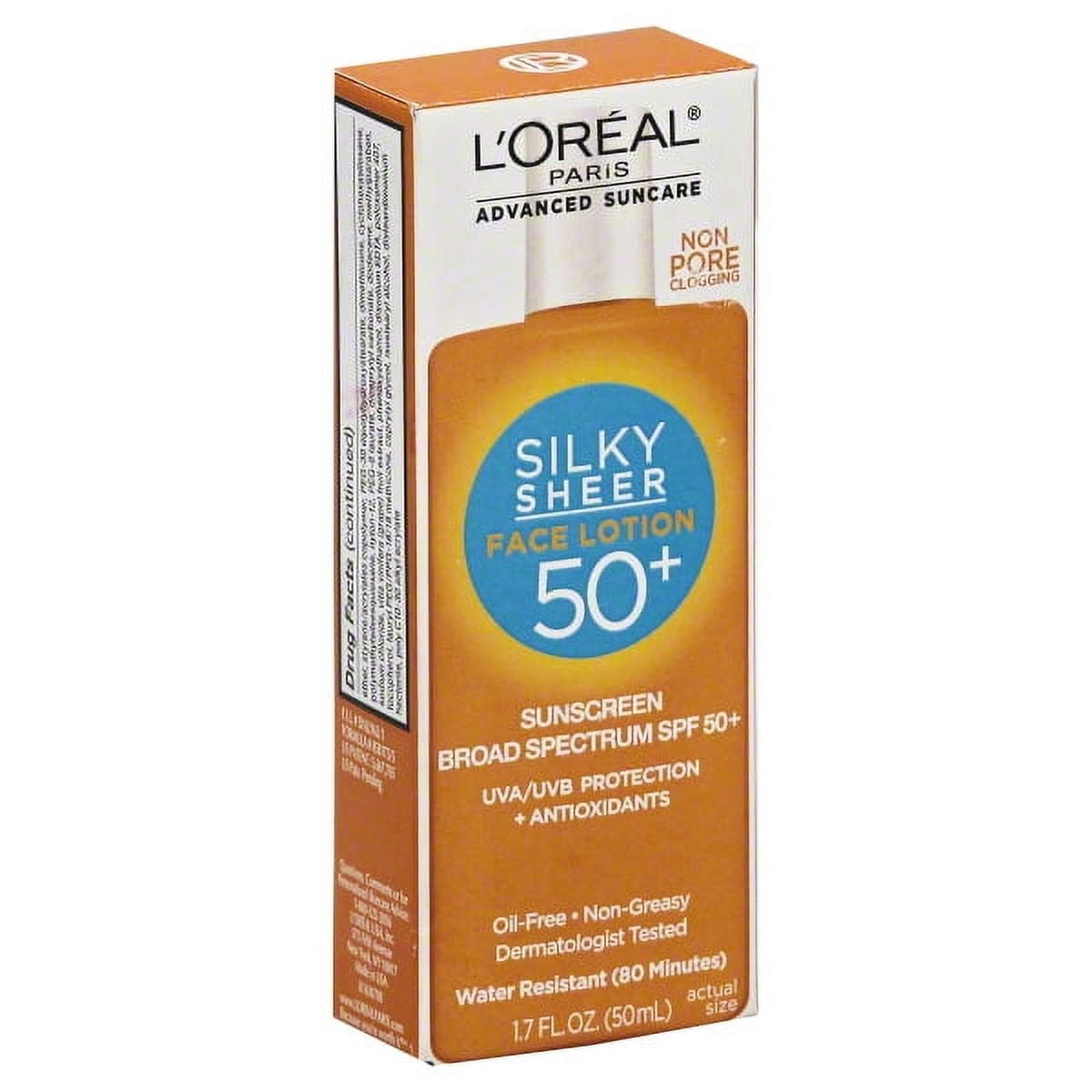 Loreal Loreal Silky Sheer Face Lotion, 1.7 oz - Walmart.com