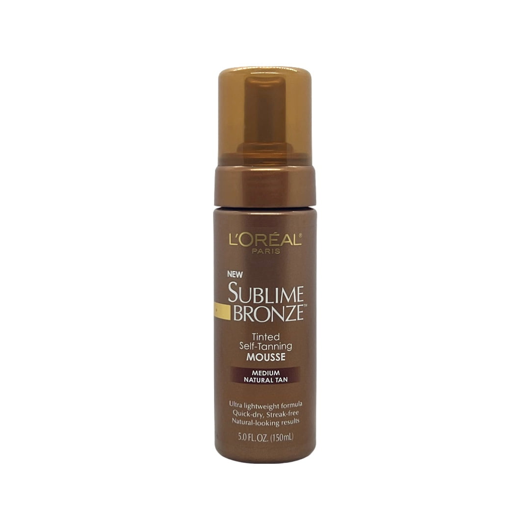 L'Oreal Paris Sublime Bronze Self-Tanning Mousse, Lightweight, Quick ...