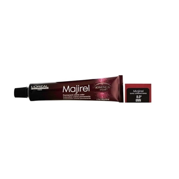 Loreal Majirel Ionene G Incell Permanent Creme Color 8.0/8NN 1.7 oz ...