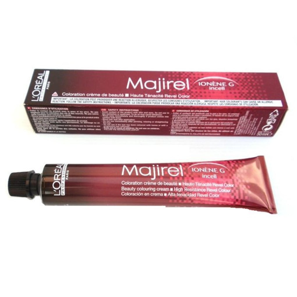 Loreal Majirel Ionene G Incell Permanent Creme Hair Color 1/1N 1.7 oz ...