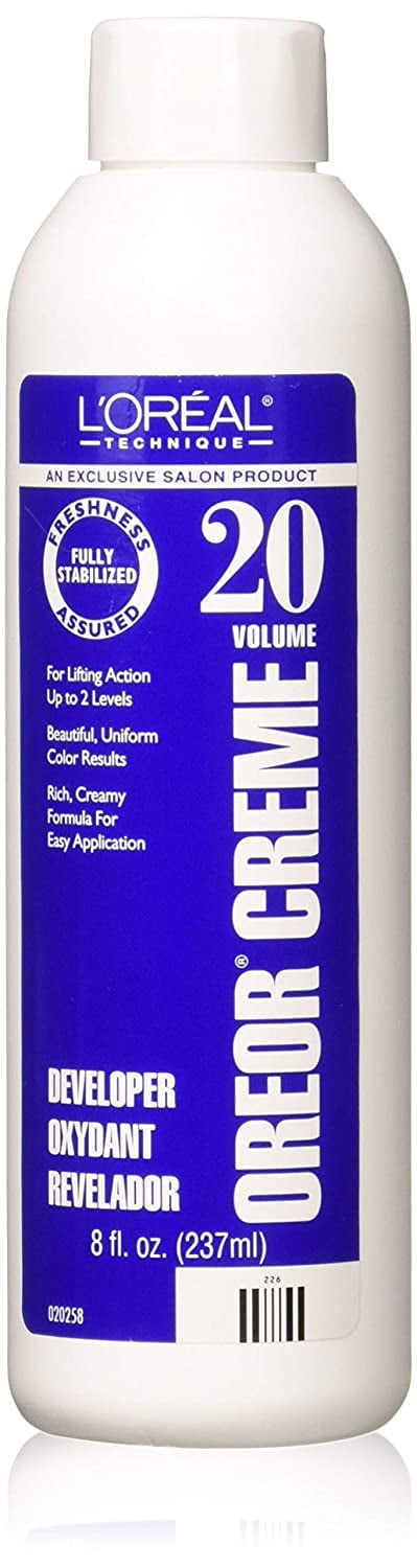 Loreal Oreor Creme 20 Volume Developer 8 Ounce (235Ml) (2 Pack ...