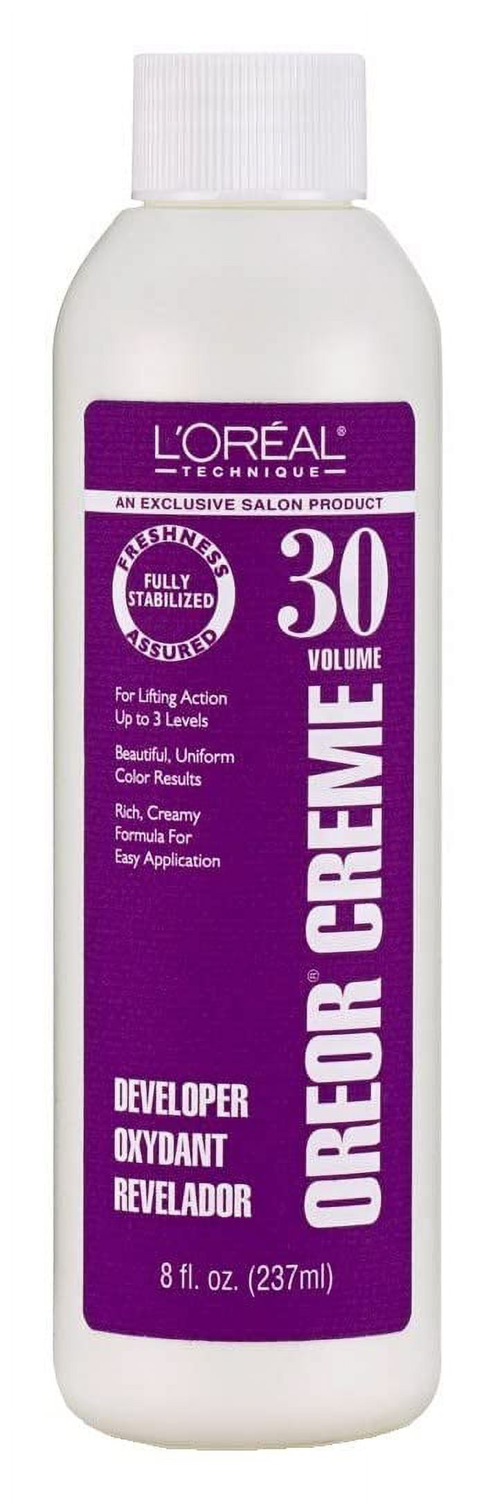 Loreal Oreor Creme 30 Volume Developer 8 Ounce (235Ml) (3 Pack) - Walmart.com