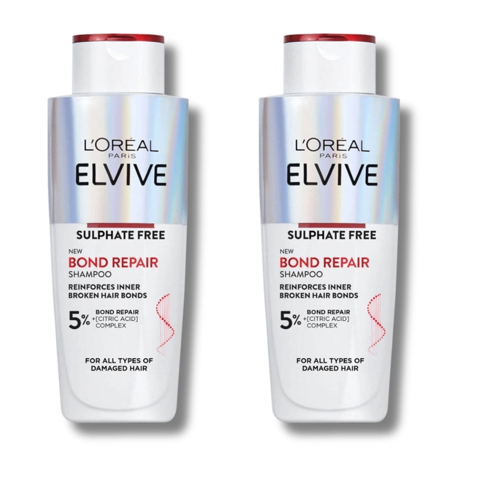 Loreal Paris Elseve Bond Repair Shampoo for All Damage 200 ml 2 Pack ...