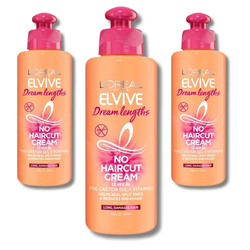 Loreal Paris Elseve Dream Long No Haircut Conditioner 200 ml 3 Pack ...