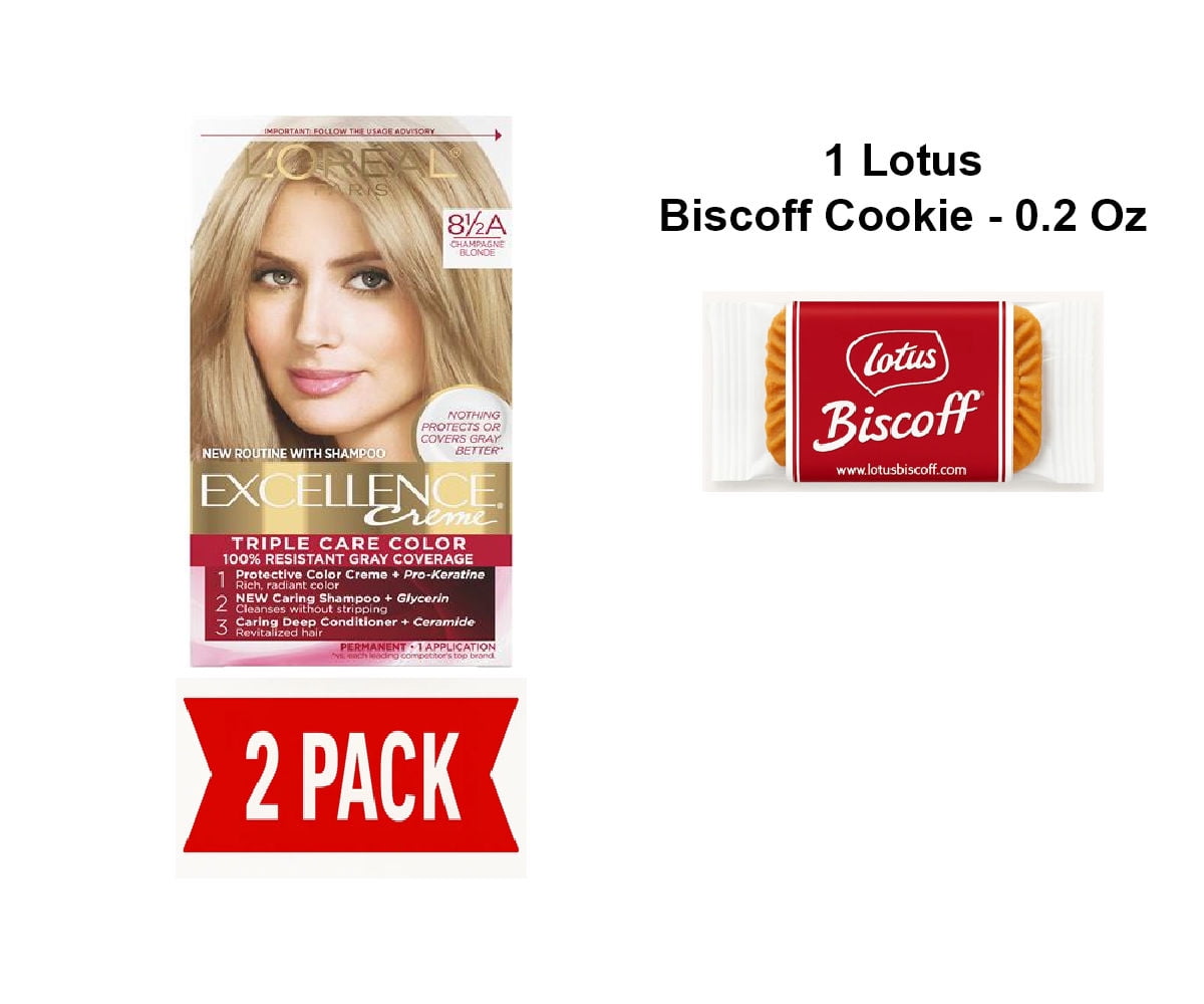 Loreal Paris Excellence Creme Permanent Triple Care Hair Color, 8.5A ...