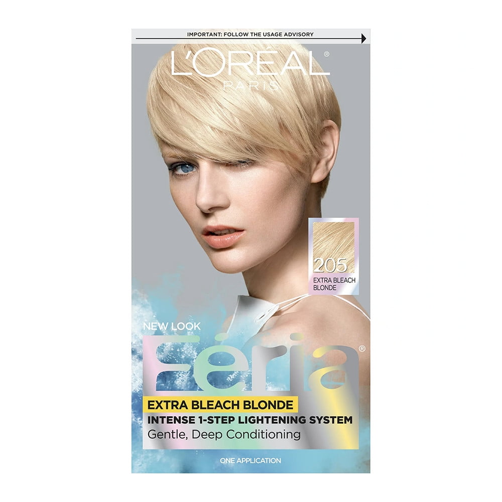 Loreal Paris Feria Deep Conditioning Hair Color, 205 Extra Bleach ...