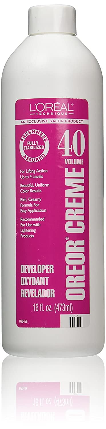 Loreal Paris Oreor Creme 40 Volume Developer, 16 Fl Oz - Walmart.com