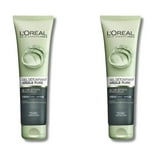 Loreal Paris Skincare Pure-Clay Facial Cleanser 150 ml 2 Pack - Walmart.com