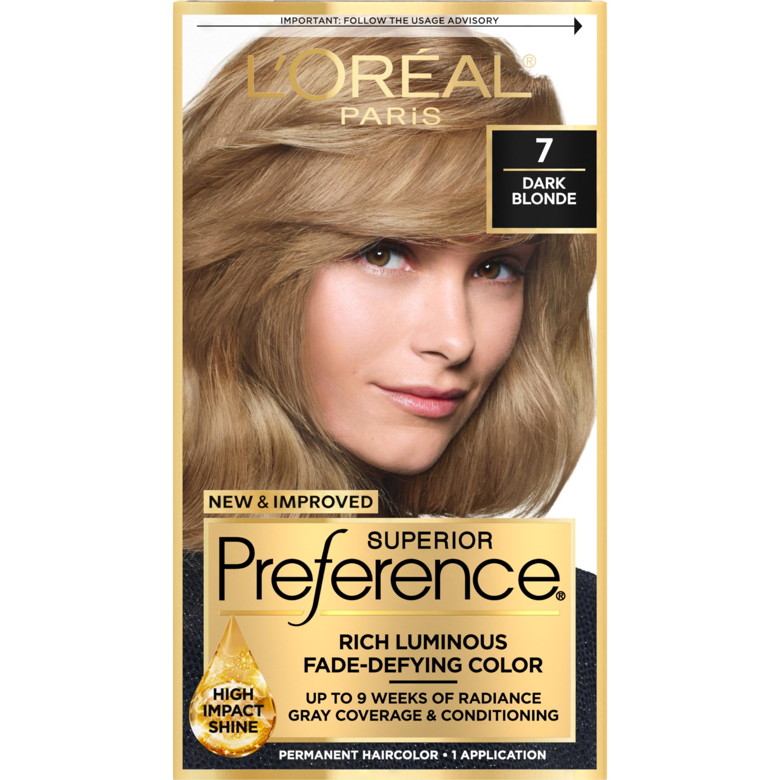 Loreal Paris Superior Preference Fade-Defying + Shine Permanent Hair ...
