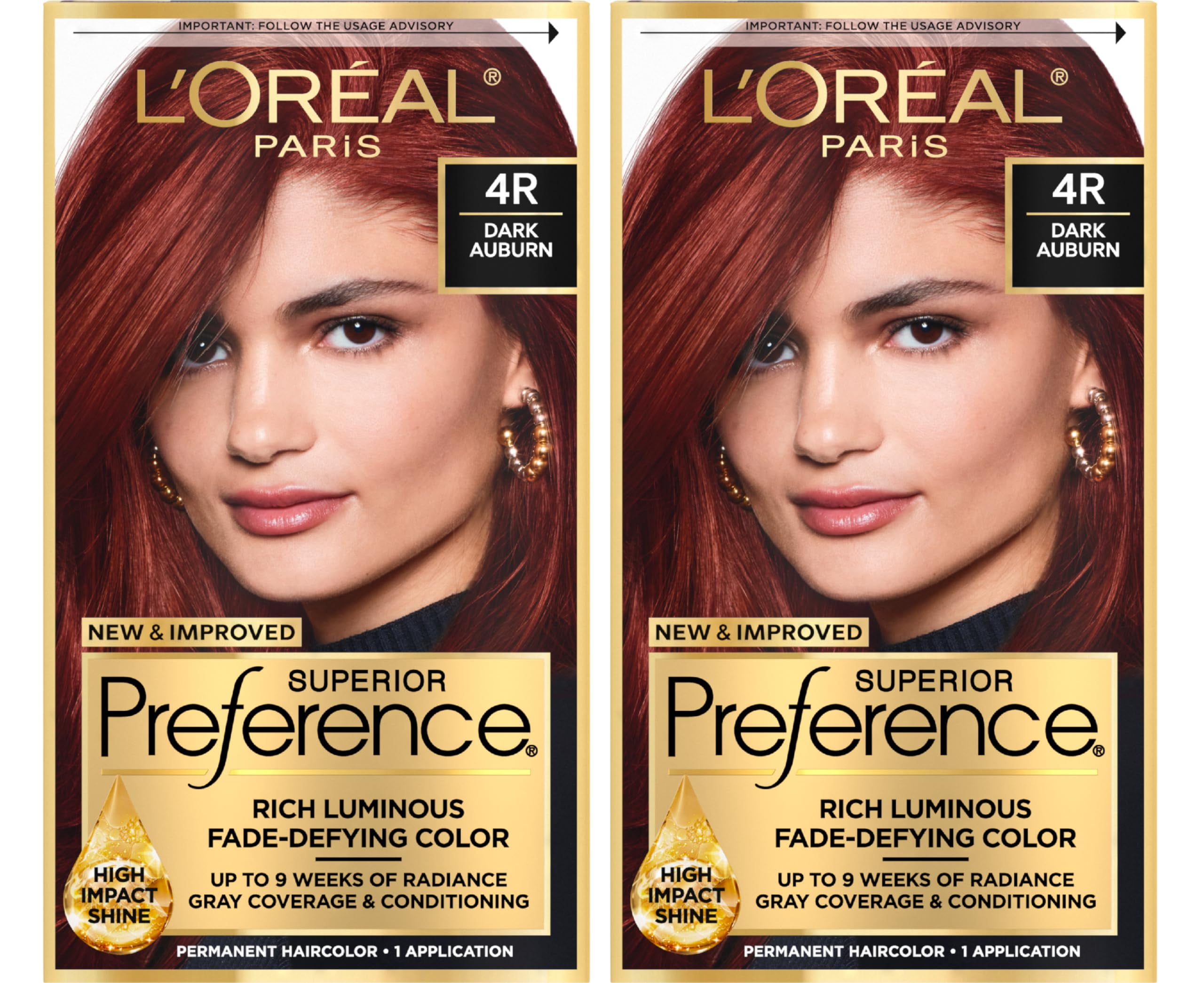 Loreal Paris Superior Preference Luminous Fade-Defying Permanent Hair ...