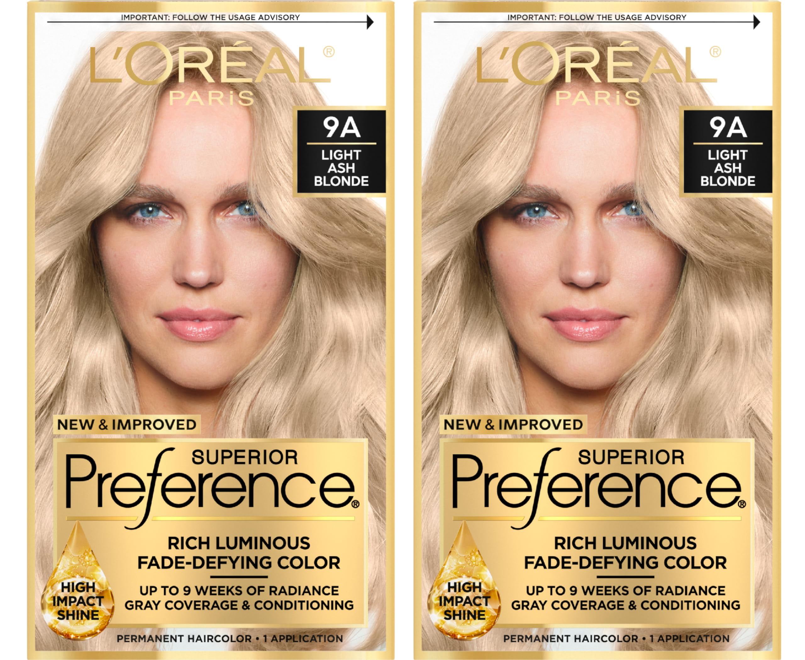 Loreal Paris Superior Preference Luminous Fade-Defying Permanent Hair ...