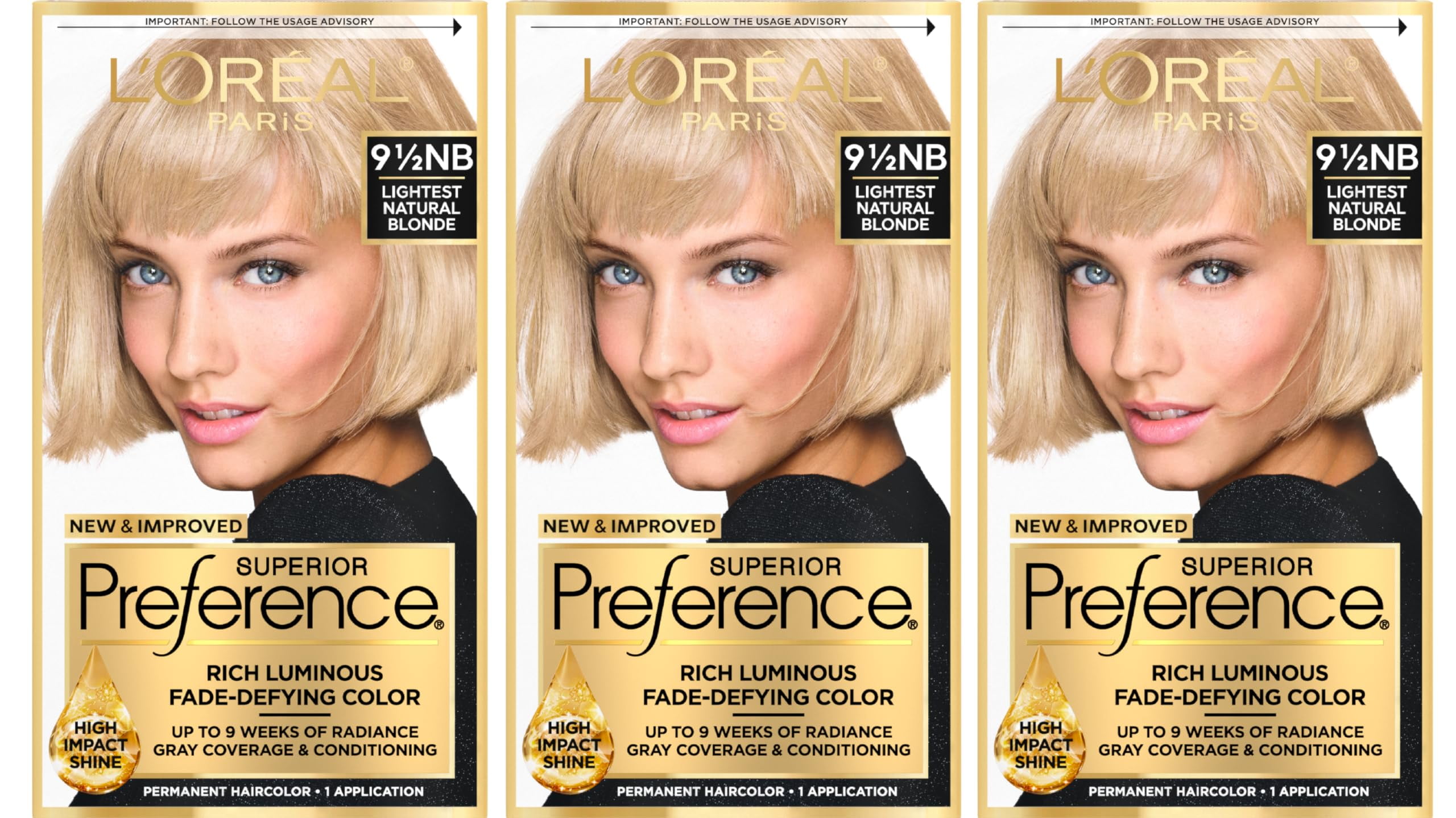 Loreal Paris Superior Preference Luminous Fade-Defying Permanent Hair ...