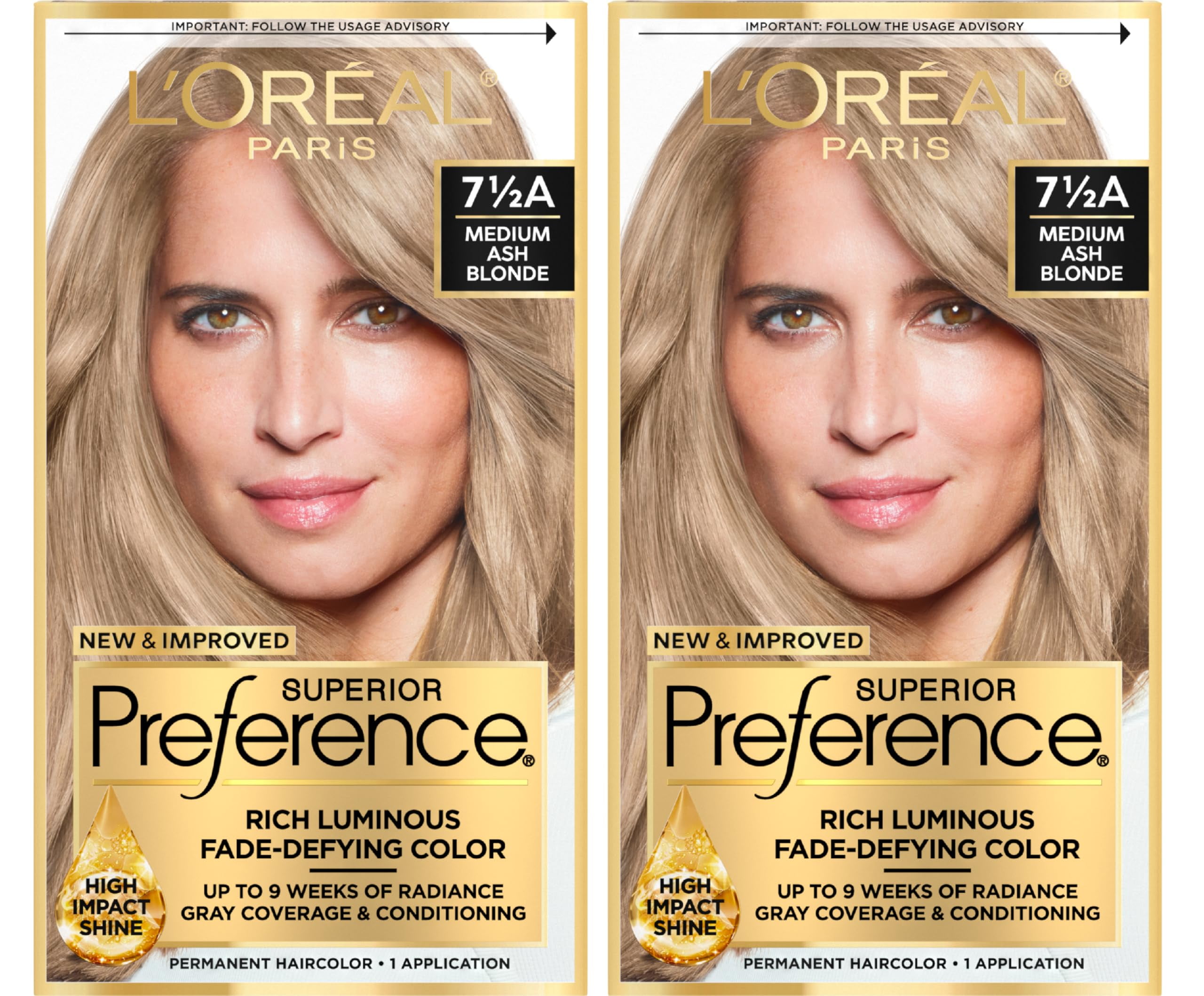 Loreal Paris Superior Preference Luminous Fade-Defying Permanent Hair ...