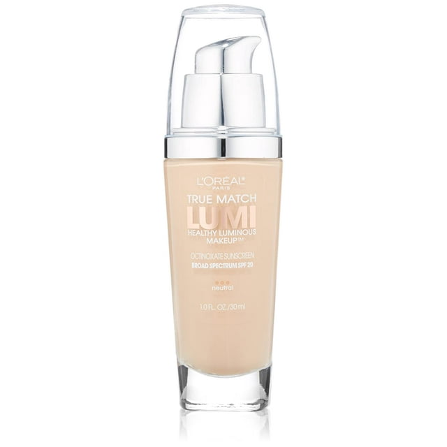 Loreal Paris True Match Lumi Healthy Luminous Makeup, N1-2 Soft Ivory ...