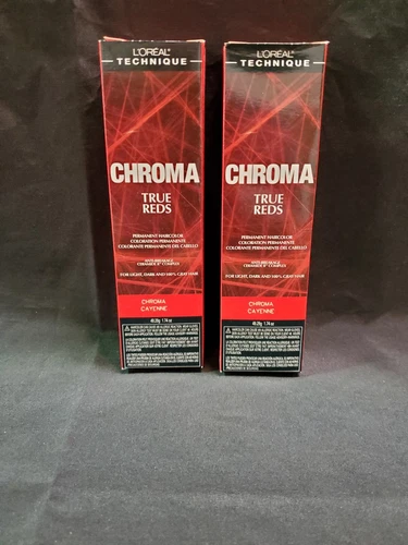 Loreal Technique Chroma True Reds Perm. Haircolor Cayenne 1.74oz (2 ...