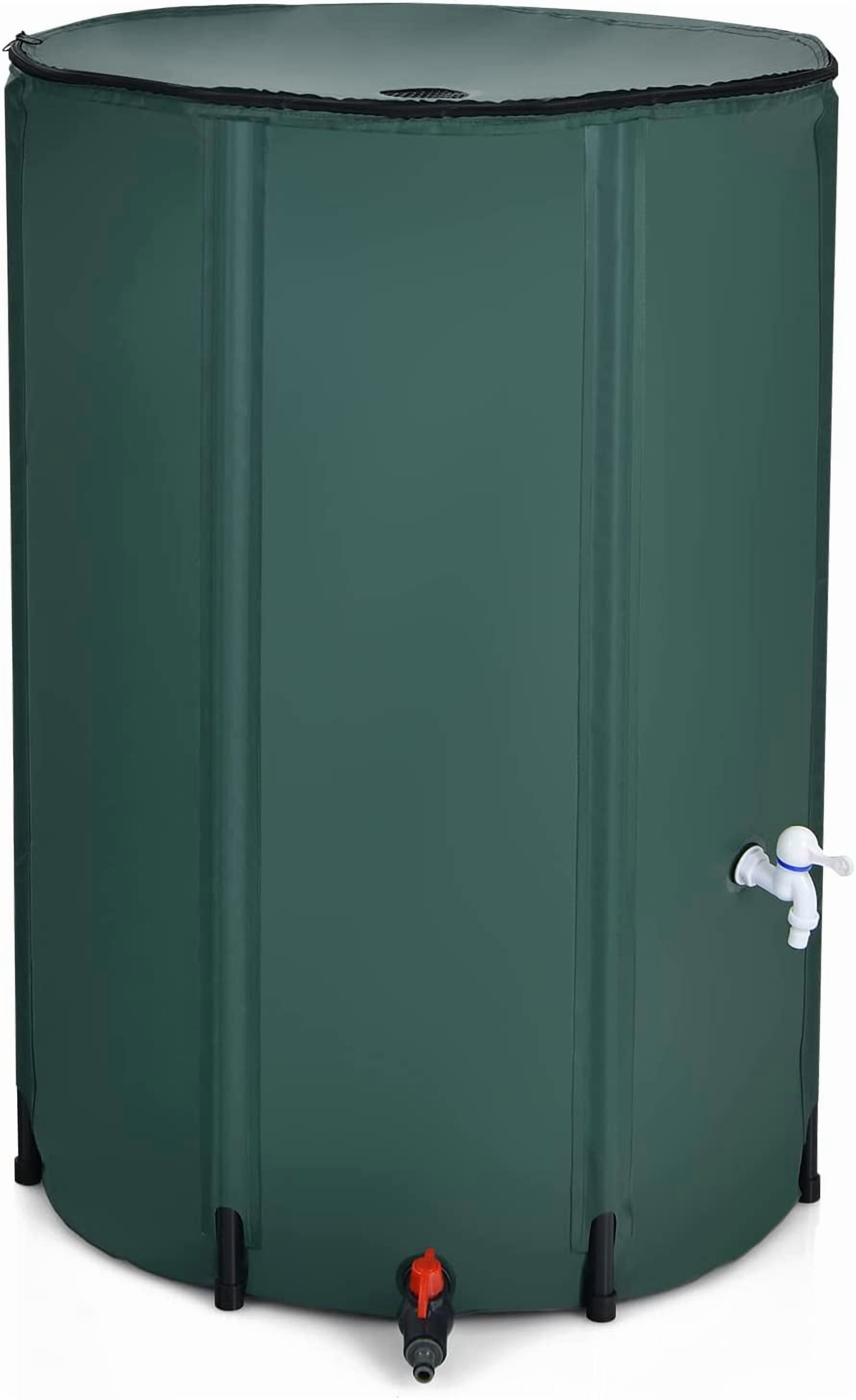 Lorelia 100 Gallon Collapsible Rain Barrel, Portable Rain Barrels to ...