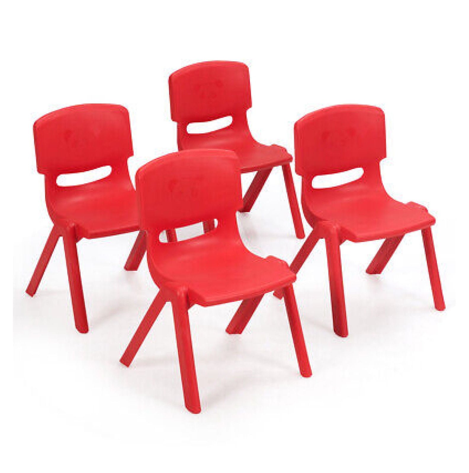 Lorelia 4-pack Kids Plastic Stackable Classroom Chairs Indoor/Outdoor ...