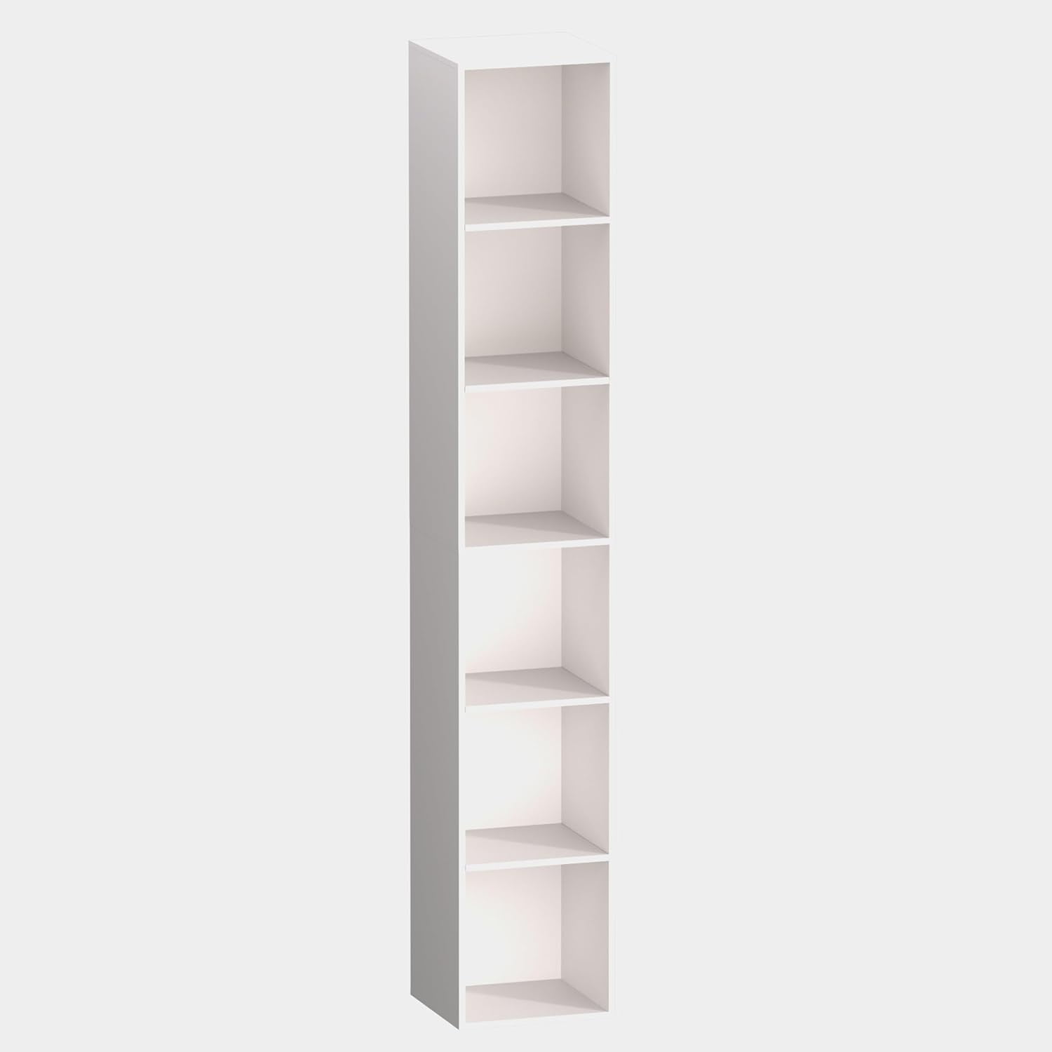 Lorelia 6 Cube Storage Organizer, 6 Tier Vertical Cube Bookcase ...