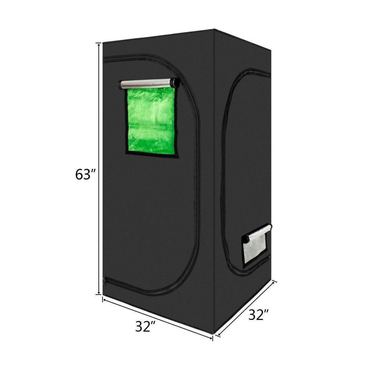 Lorelia 7 Size High-Reflective Plant Grow Tent Black Non Toxic Hut ...