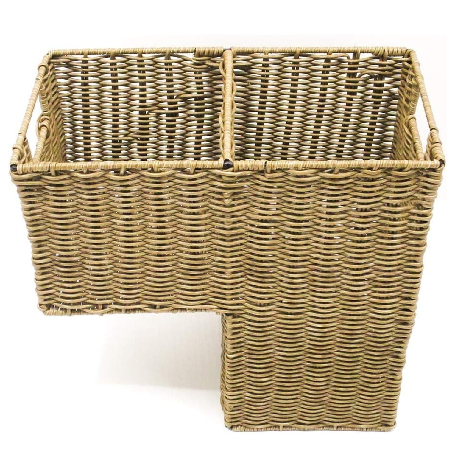 Lorelia Innovations 14.5" Plastic Wicker Storage Stair Basket With ...