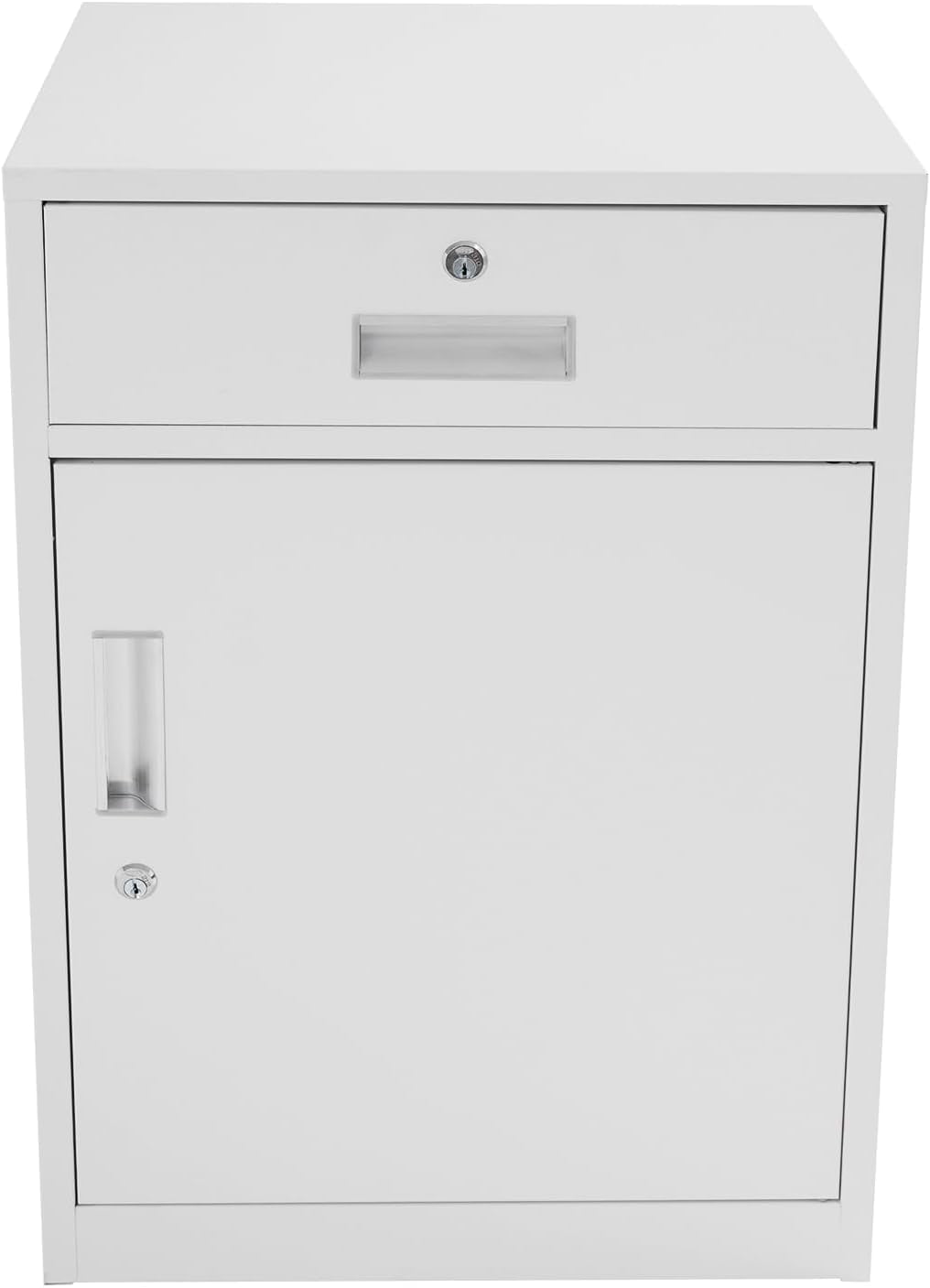 Lorelia Metal Storage Cabinet with Lock, Under Desk Office Cabinet ...