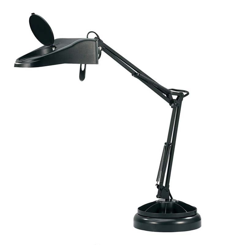 Lorell 10-watt LED Architect-style Magnifier Lamp, Black - Walmart.com