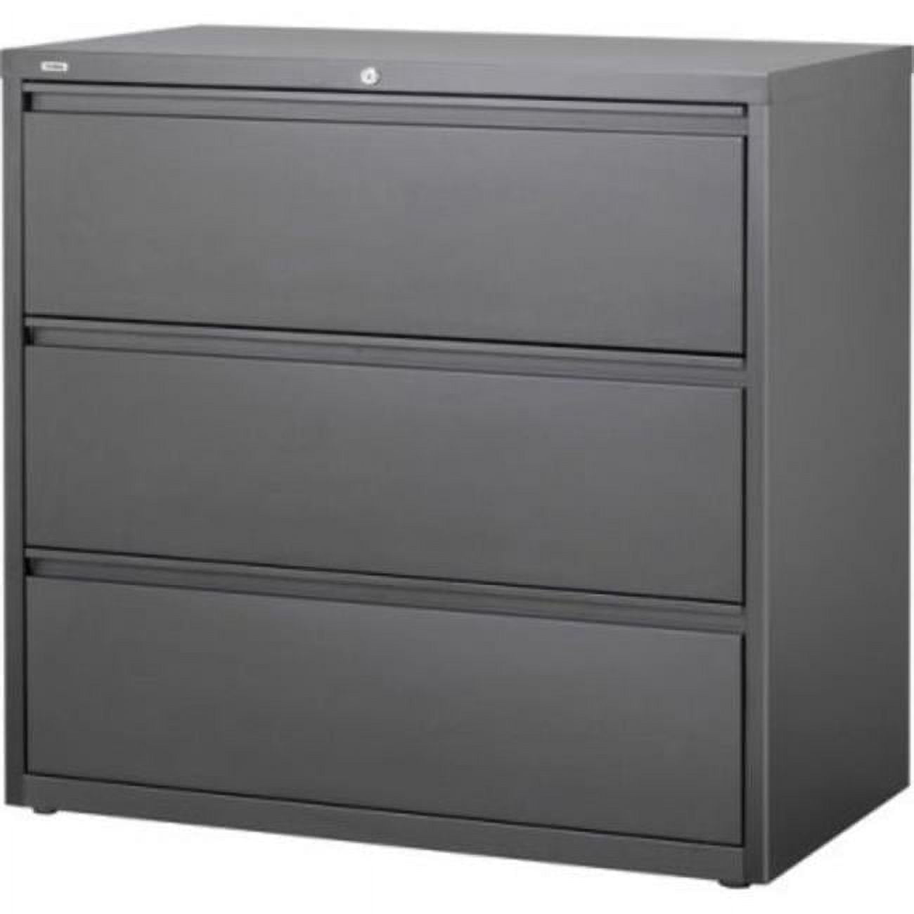Lorell 36 in. Hanging File Drawer Lateral Files, Charcoal - Walmart.com