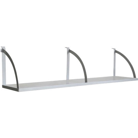 Lorell, 60" Panel Shelf, 1 Each, Aluminum - Walmart.com