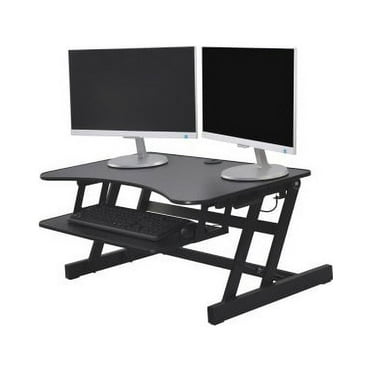 Lorell, LLR99759, Deluxe Adjustable Desk Riser, 1 Each, Black - Walmart.com