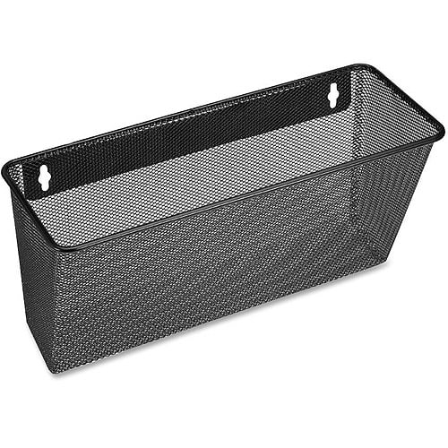 Lorell Black Mesh Wire Wall Pocket