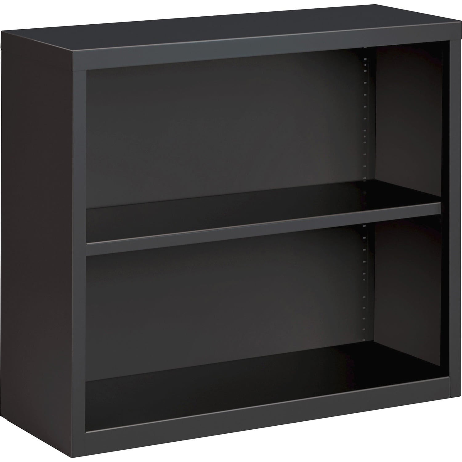 Lorell Bookcase 2-Shelf Steel 34-1/2"x12-5/8"x30" Charcoal 59691 ...