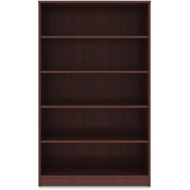 Lorell Bookcase, 5 Shelf - Mahogany - Walmart.com