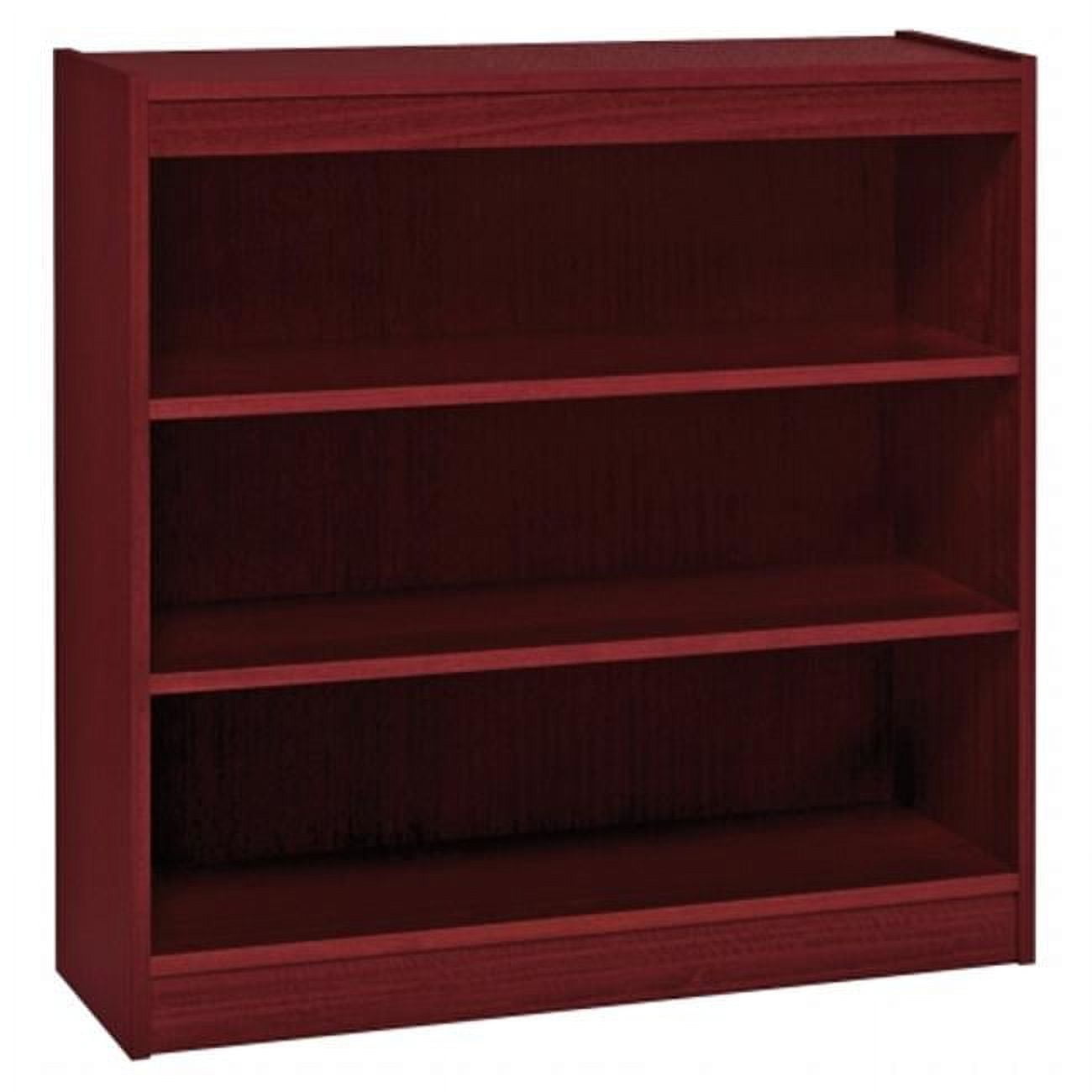 Lorell Bookcase - Mahogany - 36 x 12 x 36 in. - Walmart.com