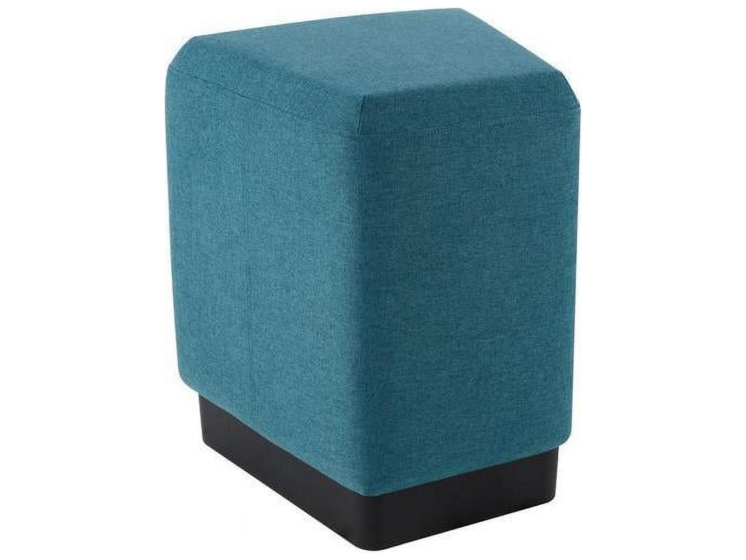 Lorell Contemporary 20" Rectangular Foot Stool - Fabric Indigo Seat ...