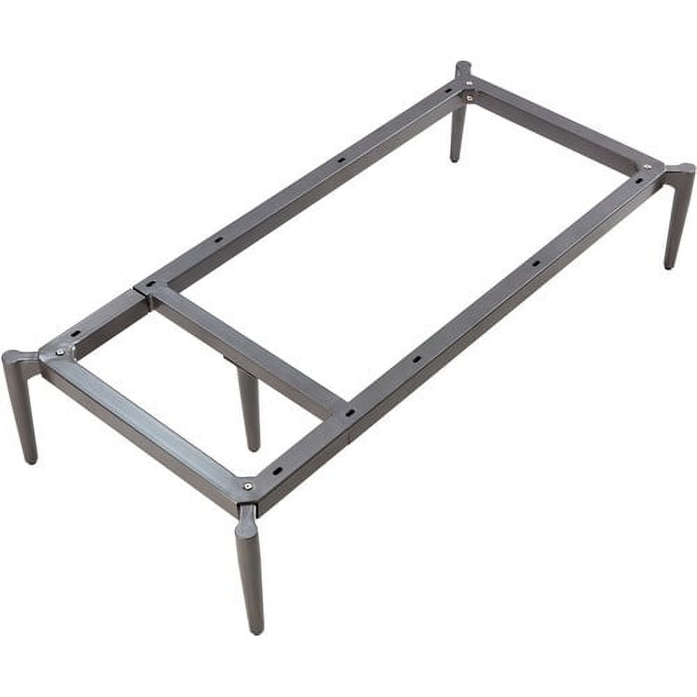 Lorell Contemporary Collection Adjustable Metal Base 47.9" x 22.9" x 9. ...