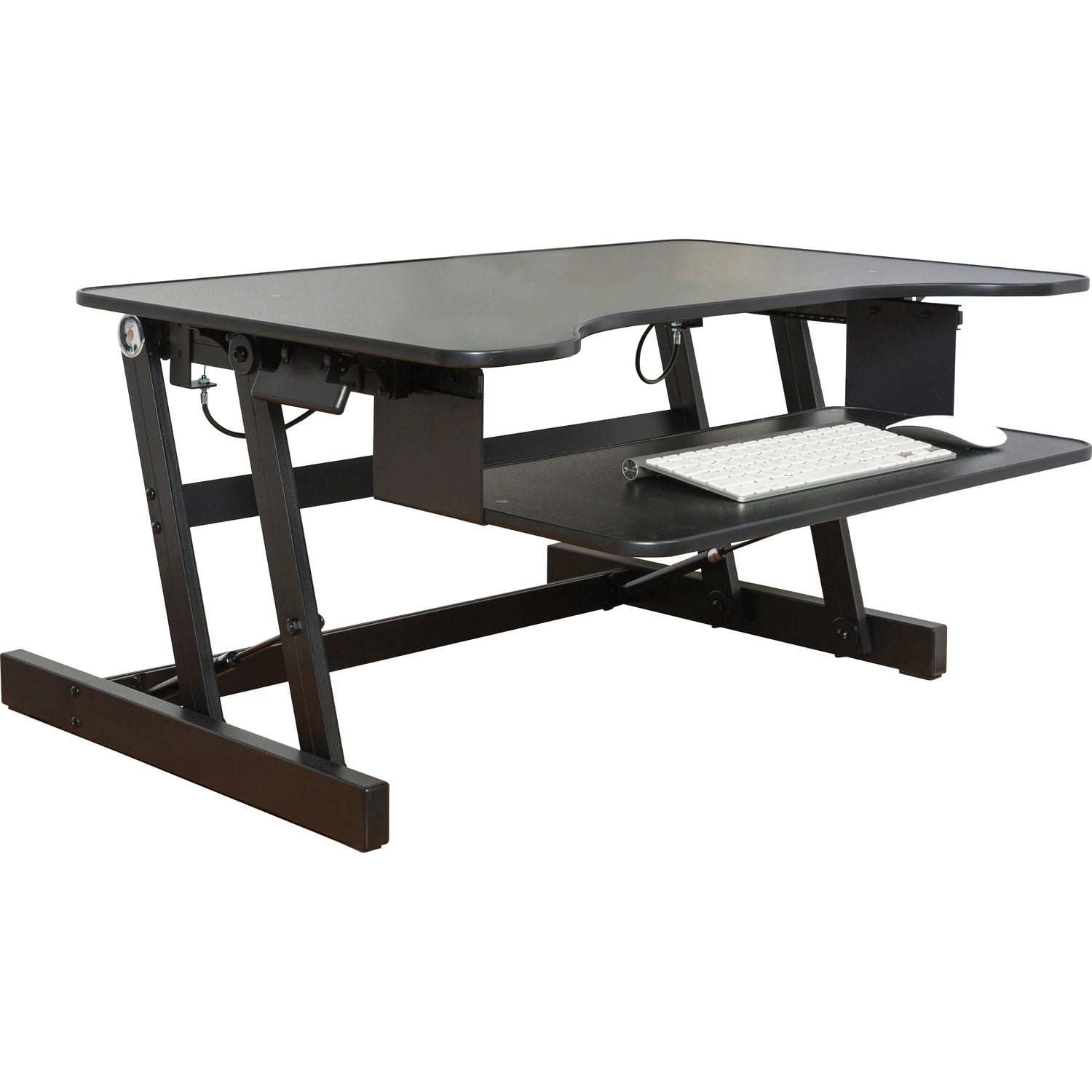 Lorell, LLR81974, Adjustable Desk/Monitor Riser, 1 Each, Black ...